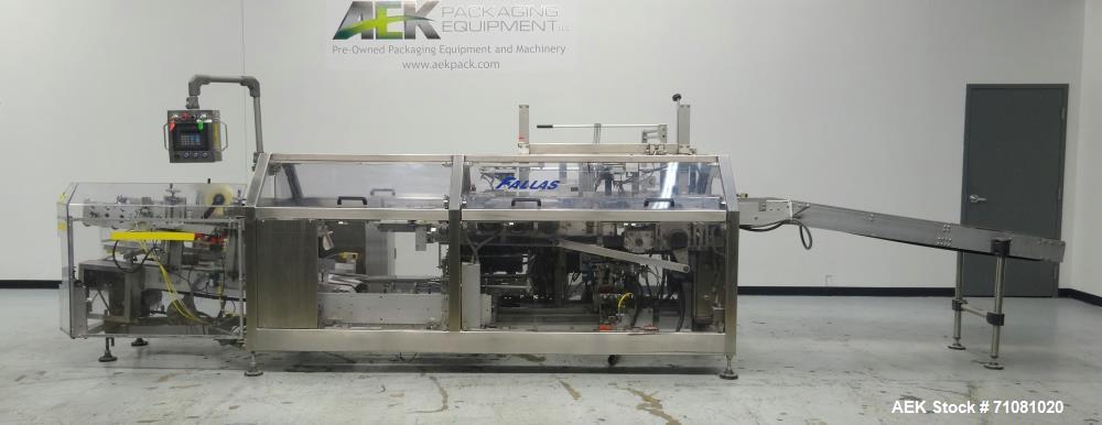 Used Fallas Model RH NDX-220HS Automatic Case Erector Packer Sealer.