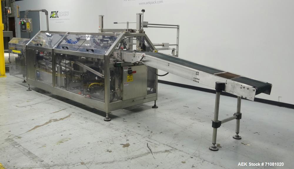 Used Fallas Model RH NDX-220HS Automatic Case Erector Packer Sealer.