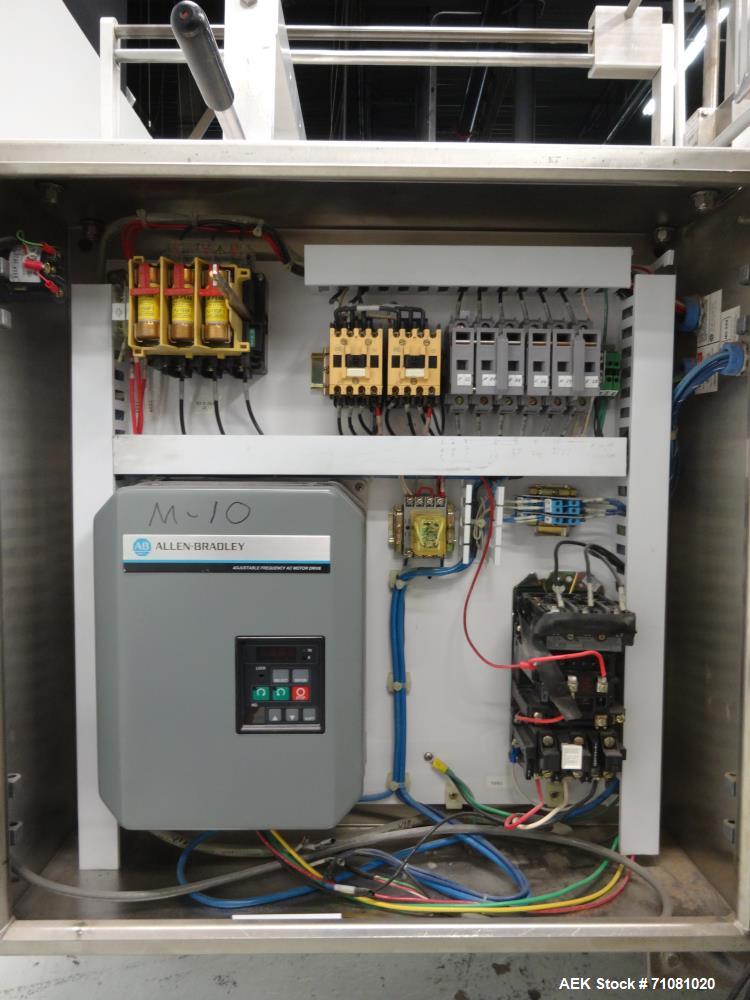 Used Fallas Model RH NDX-220HS Automatic Case Erector Packer Sealer.