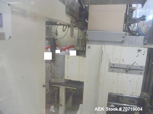 Used Transnova Case Packer, Model V-760. Capacity 8.5 cartons per min