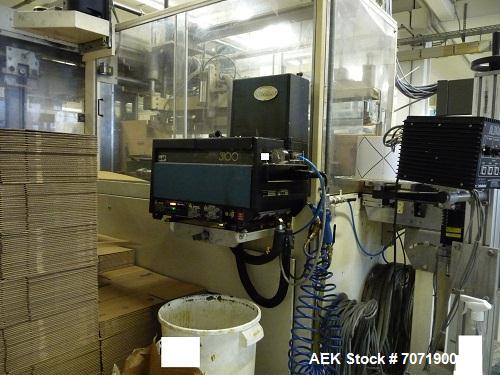Used Transnova Case Packer, Model V-760. Capacity 8.5 cartons per min