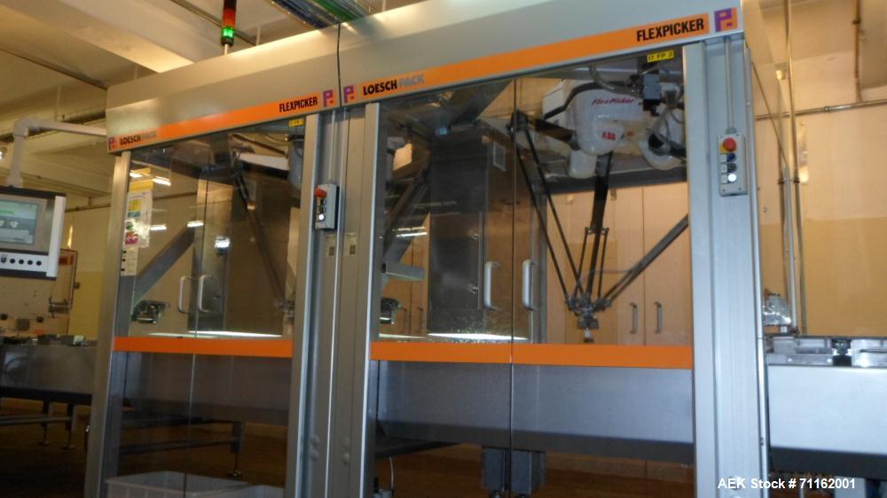 Used Loesch Flex-Picker Packaging Line. Consisting of (2) ABB Flex-pi