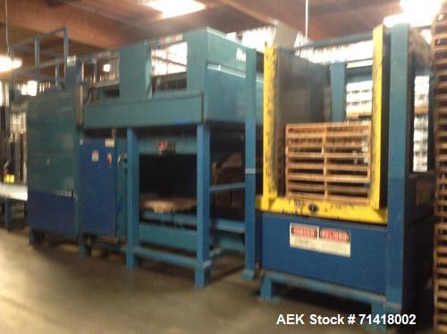 Used Douglas Case Packer, Model M-3409. 28-30 cases per minute, 128 o