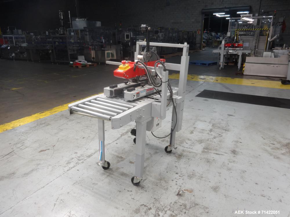 Used 3M Model 120A Adjustable top & bottom Case Sealer. Machine can s