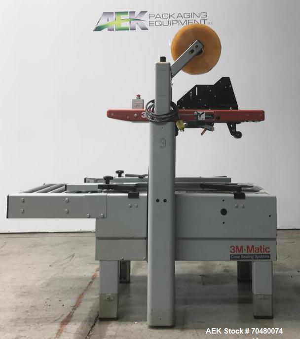 Used 3M-Matic Model 200A Top And Bottom Adjustable Case Sealer. Capab