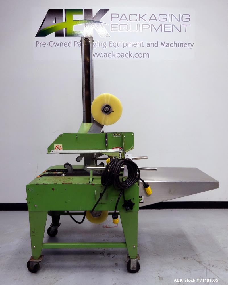 Used Loveshaw Little David Model LD3E Top & Bottom Tape Case Sealer.