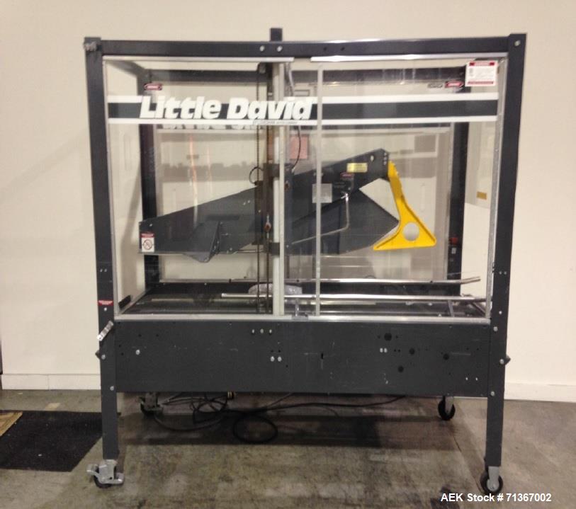 Used Loveshaw Case Sealer, Model Little David 16A. Heavy duty, fully
