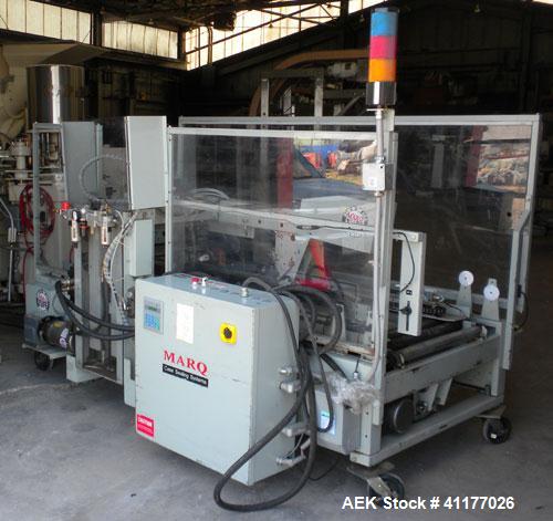 Used Marq Packaging Systems Automatic Hydraulically Driven Top and Bo