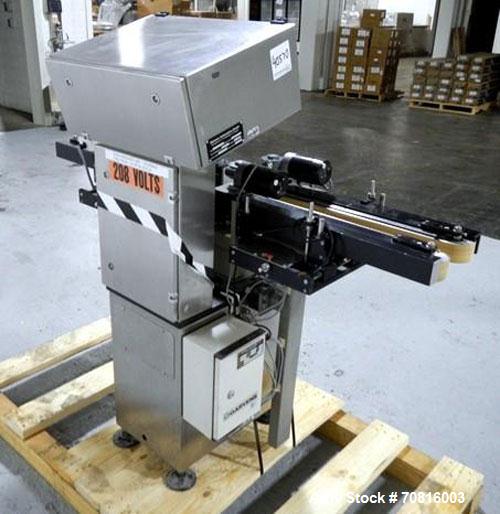 Used Garvens Checkweigher, Type SL2PM. 4" Wide x 11" long scale, rate