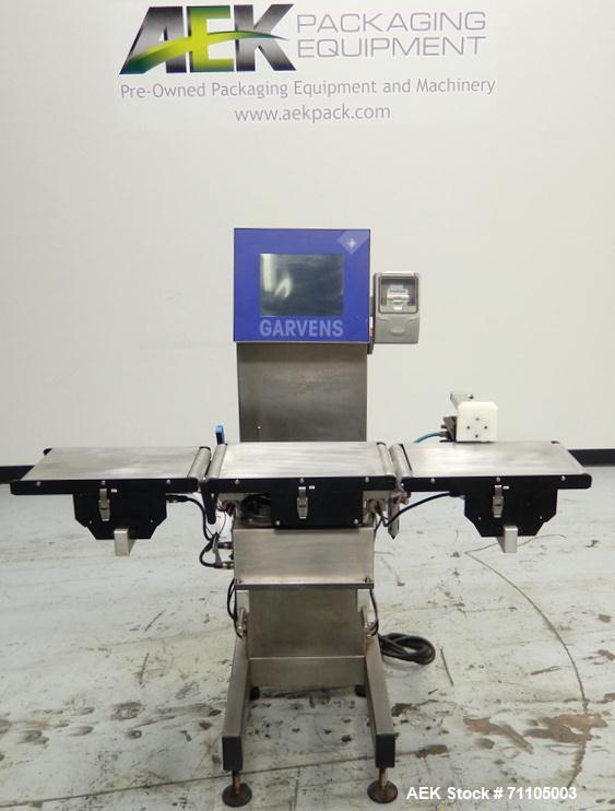 Used Garvens (Mettler-Toledo) Model S3 6000G Checkweigher. Machine is