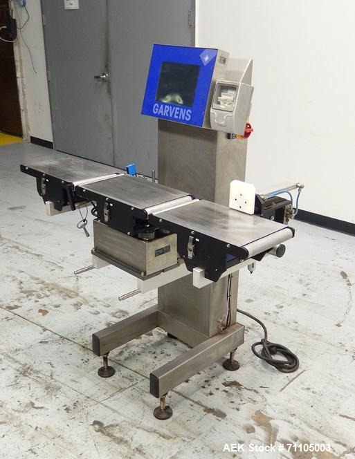 Used Garvens (Mettler-Toledo) Model S3 6000G Checkweigher. Machine is