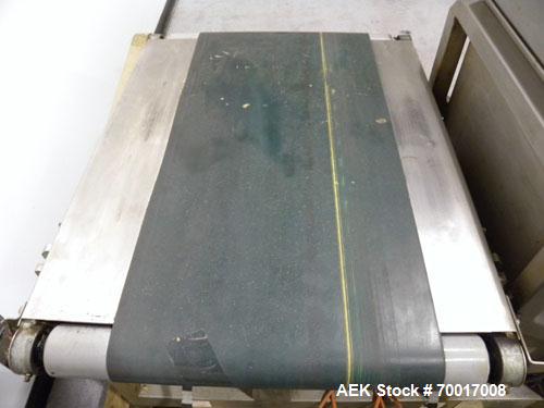 Used Loma Check Weigher, 6000 Series. 15-1/2" wide x 30" long belt co