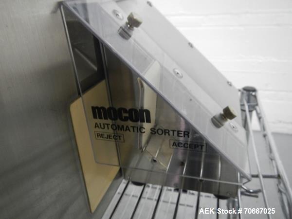 Used Mocon Automatic Balance Checkweigher with Mocon automatic sorter
