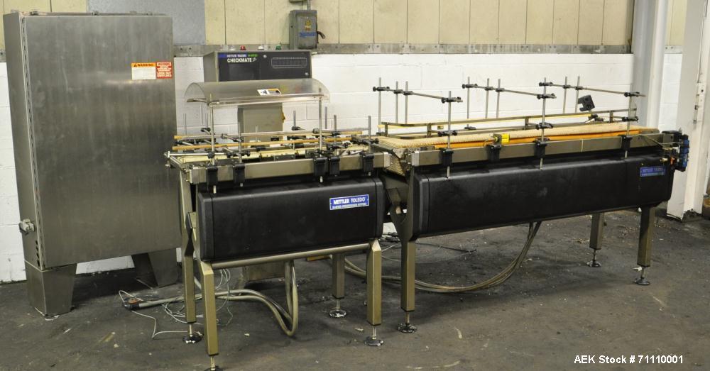 Used Mettler Toledo Checkmate #2 Hi Speed Weighing Line, Model CX2000