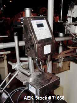 Used Foxjet Ink Jet Coder, Model Quantum 8. Mounted on adjustable sta