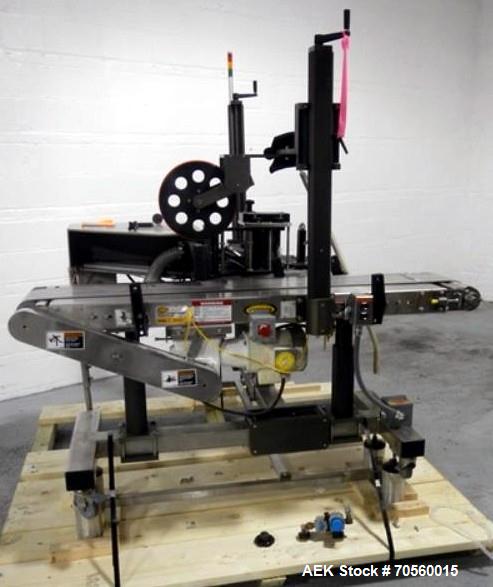 Used Marsh Box Labeler, Model 500A, 6" labels, serial# 294460409007.