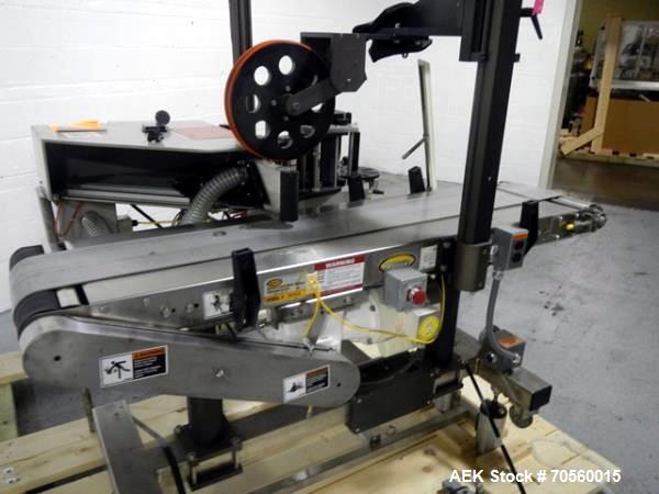 Used Marsh Box Labeler, Model 500A, 6" labels, serial# 294460409007.