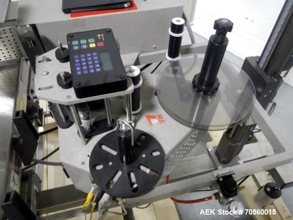 Used Marsh Box Labeler, Model 500A, 6" labels, serial# 294460409007.