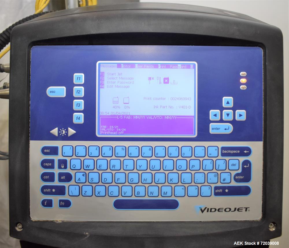 Used Video Jet Model 1510 Ink Jet Coder. Capable of speeds up to 279