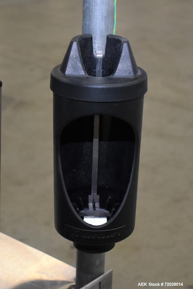 Used Video Jet Ink Jet Coding Machine, Model 1510. Capable of speeds