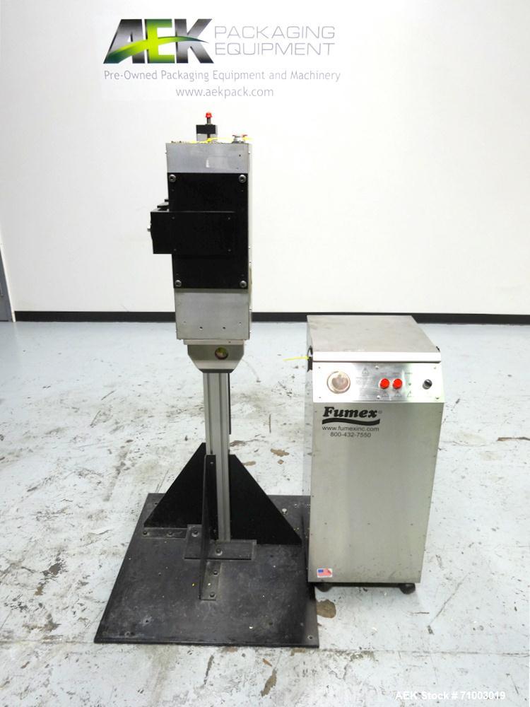Used Videojet Model Focus 1000 Laser Coder and Fumex Model FA2-SS Air