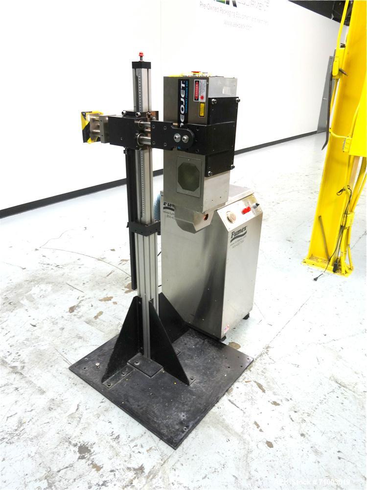 Used Videojet Model Focus 1000 Laser Coder and Fumex Model FA2-SS Air