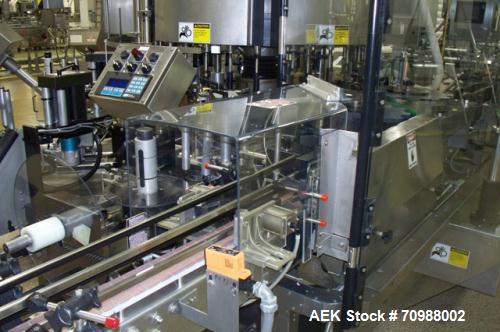 Used Sanitary Hot Fill Filling Line last ran 12 oz bottles at 220 bot