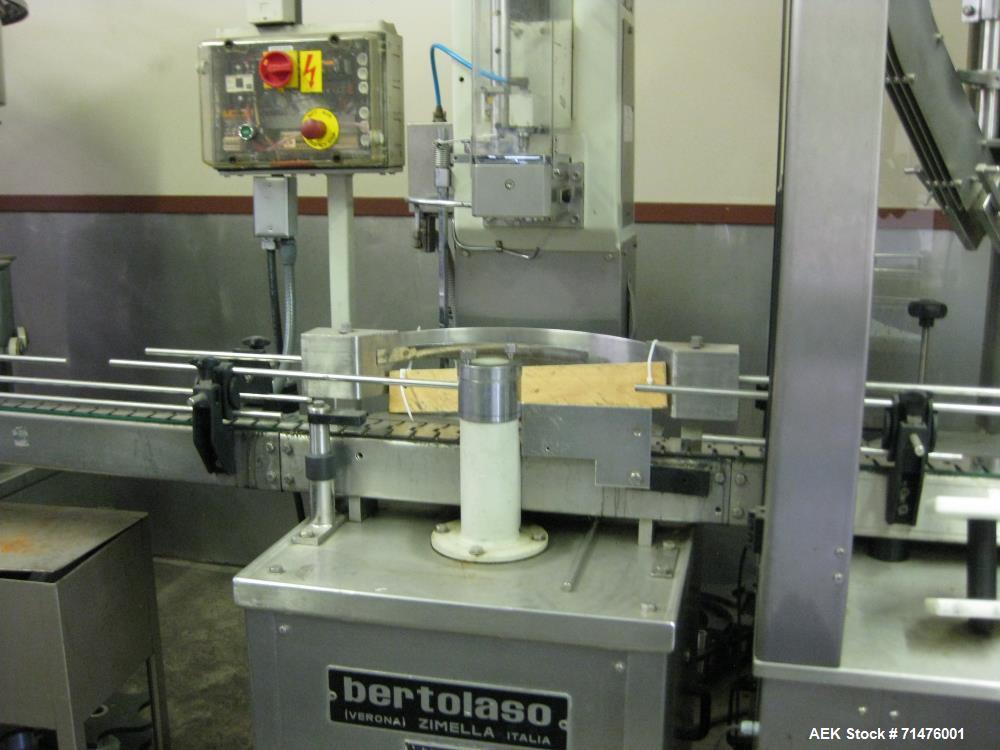 Used Complete Bottling Line. Includes: 1986 Cobert Olympia 16 spout f