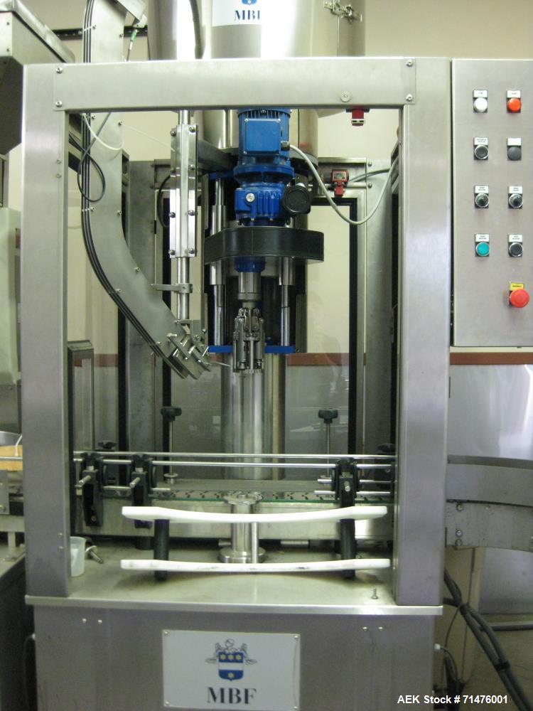 Used Complete Bottling Line. Includes: 1986 Cobert Olympia 16 spout f