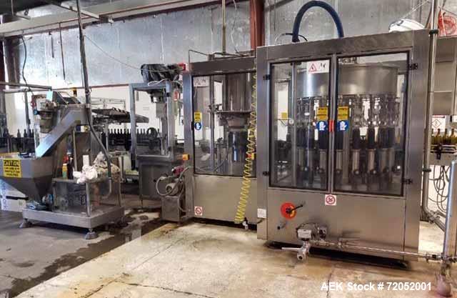 Used Wine Bottling Line. Includes the following equipment: McBrady En