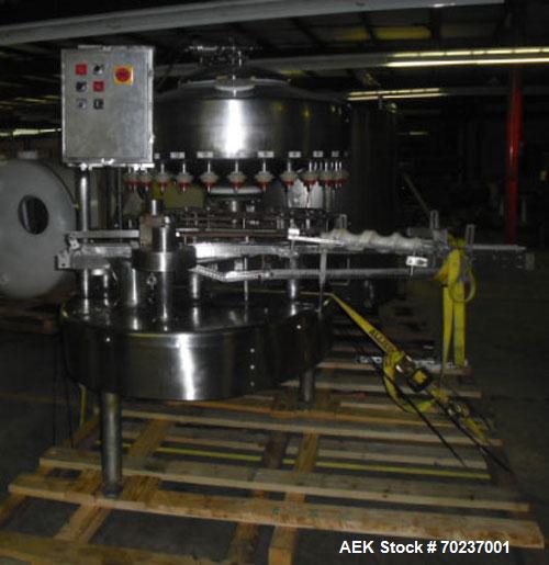 UsedFogg 28 Valve Complete Bottled Water Filling Line last running 20