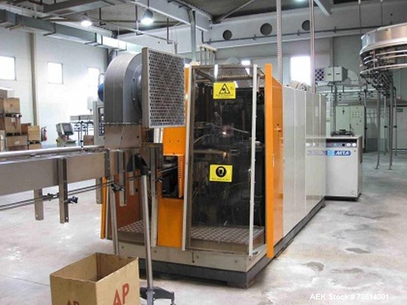 UsedComplete Krones PET Bottling Line for carbonated drinks. Capacit