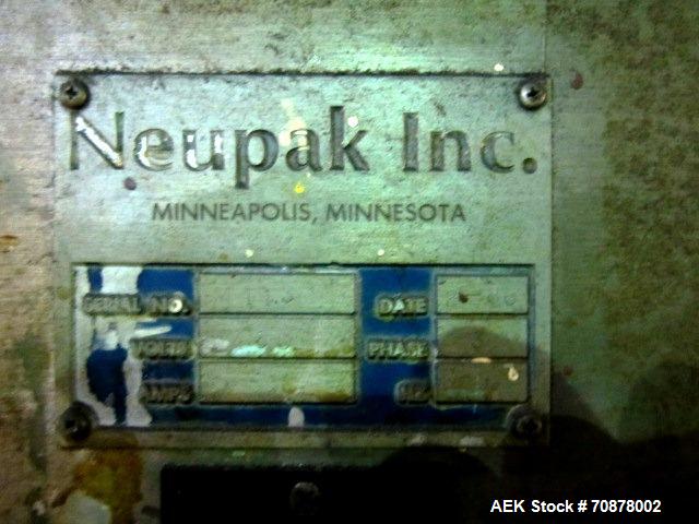 UsedNeupak Paint Can Filling Line. Line consists of a 36" diameter f