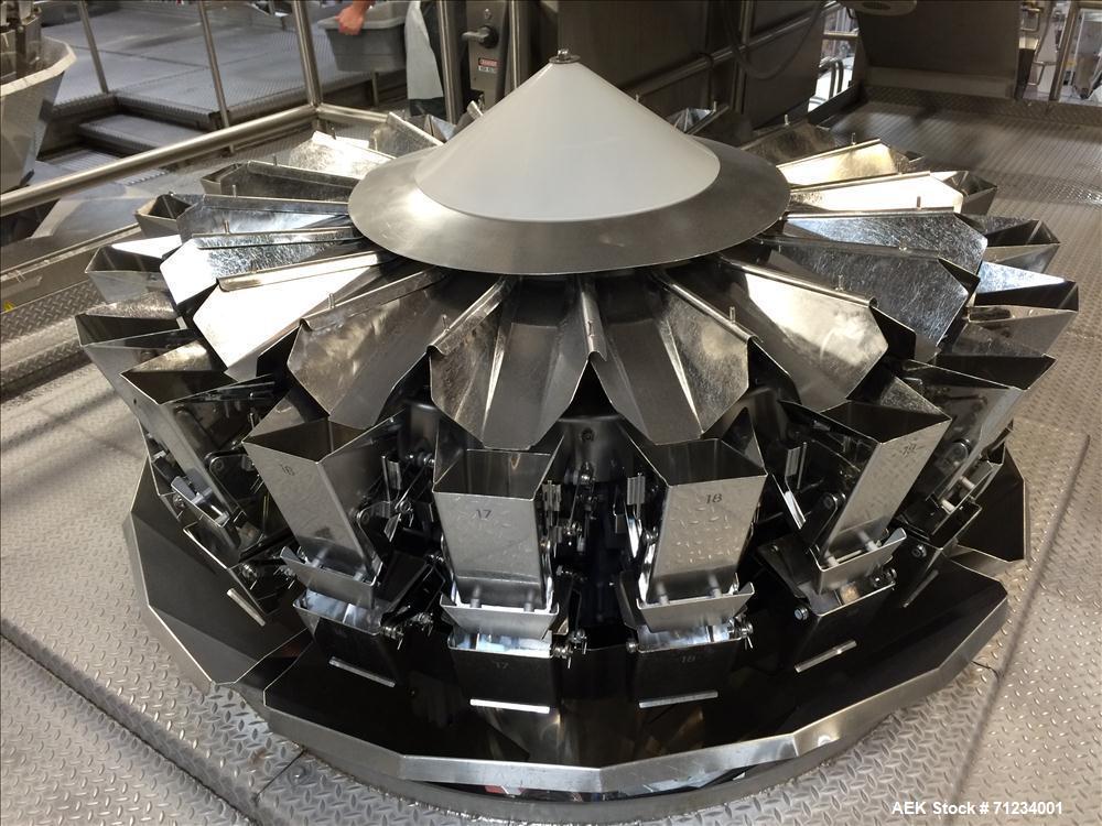 Used Bossar/Ishida Cheese Zipper Pouch Packaging Lines. Consisting of