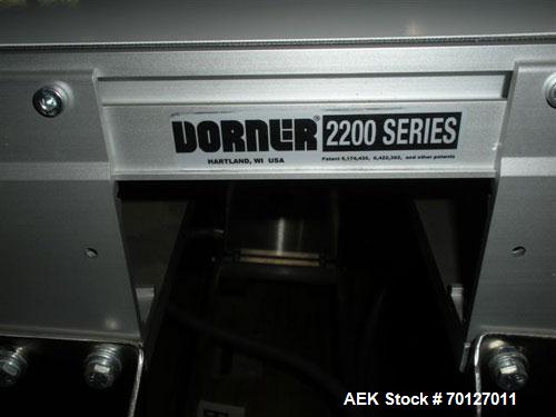UsedDorner Belt Conveyor, Series 2200. Measures 18" wide x 24" long.