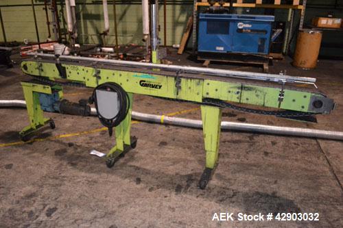 UsedGarvey Table Top Belt Conveyor, Model 3600, Carbon Steel. 3" Wide