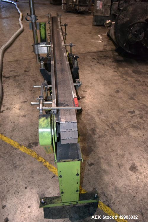 UsedGarvey Table Top Belt Conveyor, Model 3600, Carbon Steel. 3" Wide