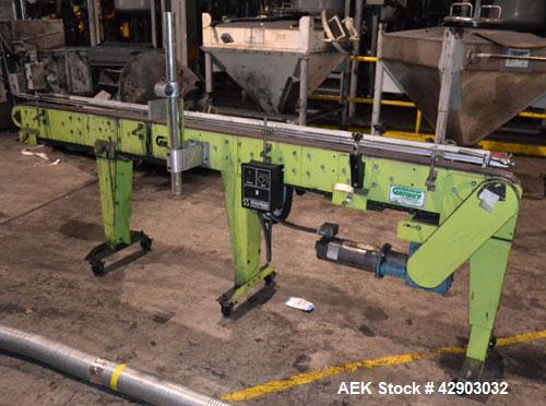 UsedGarvey Table Top Belt Conveyor, Model 3600, Carbon Steel. 3" Wide