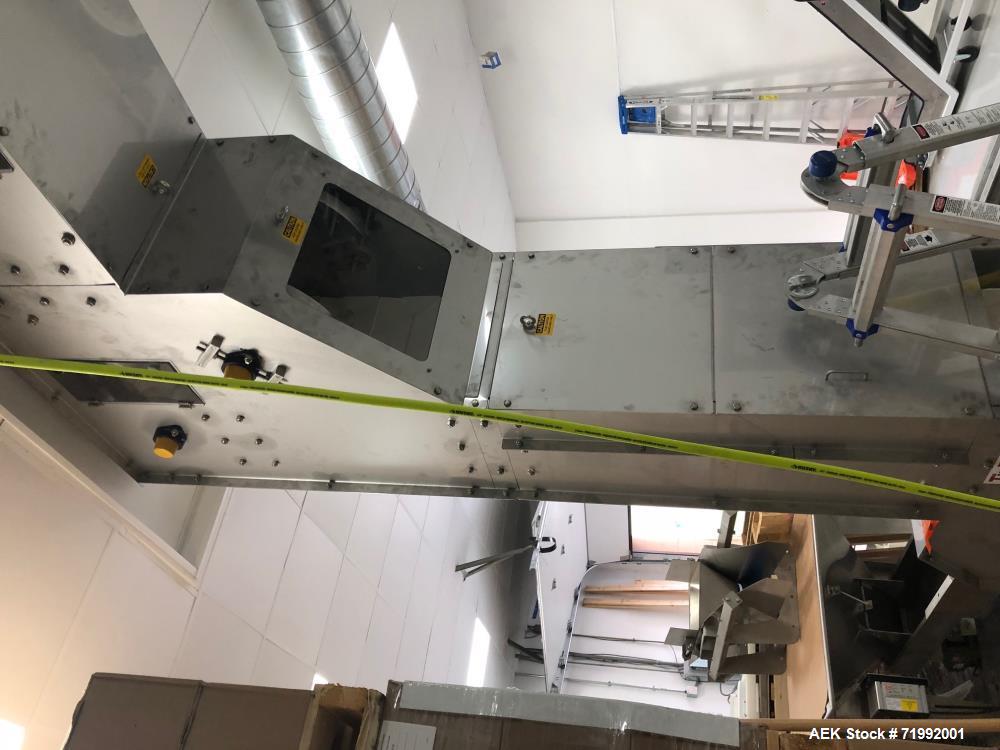 Used Stainless Steel Bucket Elevator. Buckets are 10” x 5”, 11’ - 10-