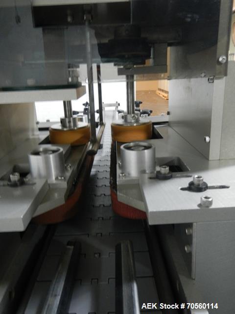 Used Garvey Tabletop Conveyor, Model 9600. Approximate 4.5" wide x 14