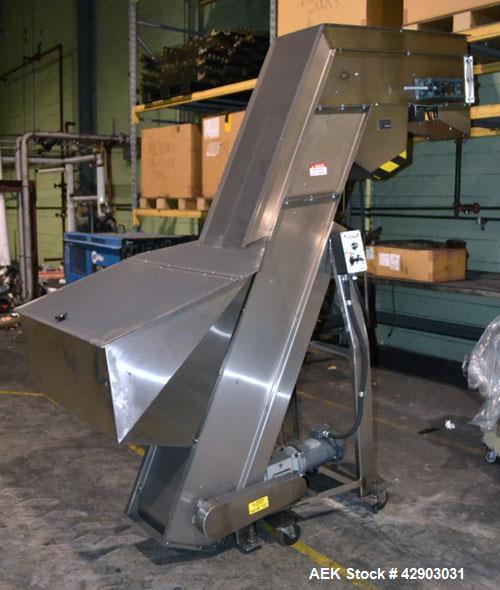 Used- Anderson Machine Cap Elevator, Stainless St