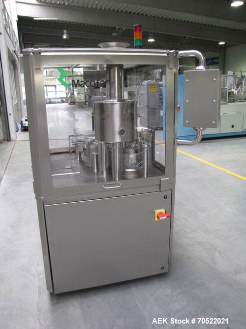 UsedMacofar CD60. Maximum output 50,000 capsules/hour, capsule sizes