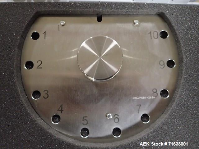 Used Capsugel Xcelodose 120 Capsule Filler and tooling components ma