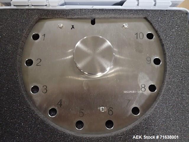 Used Capsugel Xcelodose 120 Capsule Filler and tooling components ma