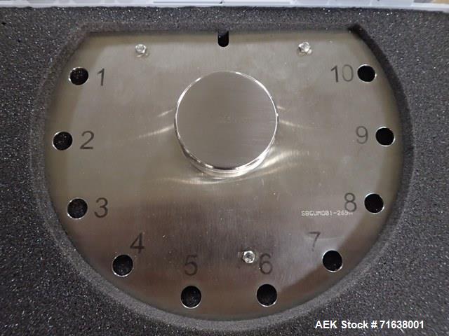 Used Capsugel Xcelodose 120 Capsule Filler and tooling components ma