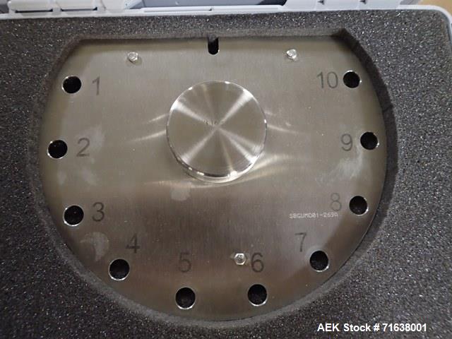 Used Capsugel Xcelodose 120 Capsule Filler and tooling components ma