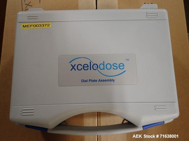 Used Capsugel Xcelodose 120 Capsule Filler and tooling components ma