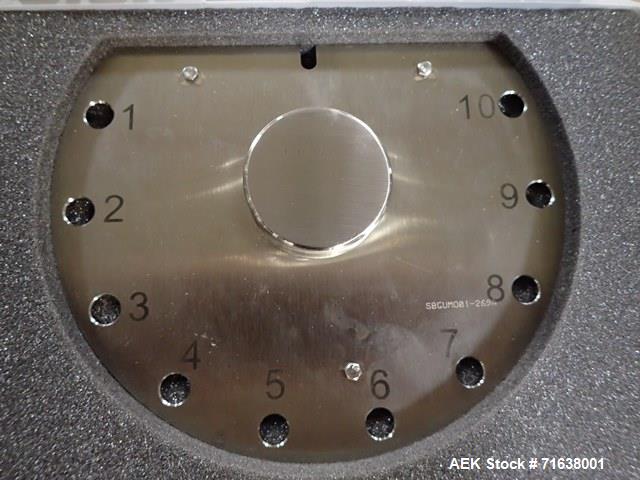 Used Capsugel Xcelodose 120 Capsule Filler and tooling components ma