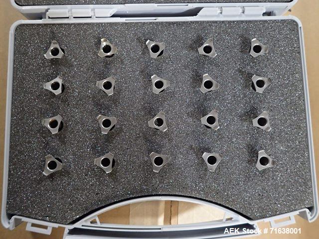 Used Capsugel Xcelodose 120 Capsule Filler and tooling components ma