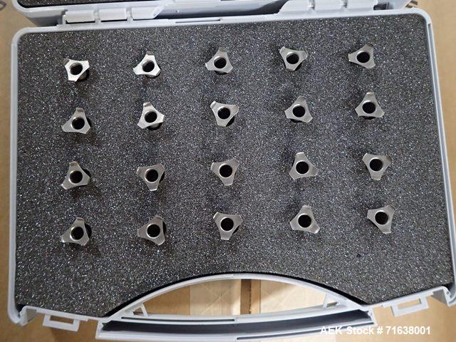 Used Capsugel Xcelodose 120 Capsule Filler and tooling components ma